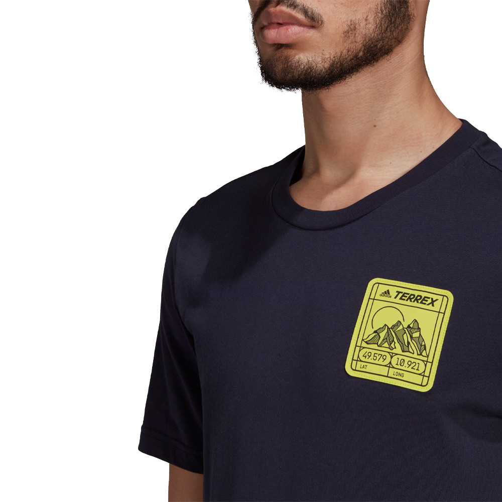 adidas Terrex Patch Mountain Graphic T-Shirt - AW21 | SportsShoes.com