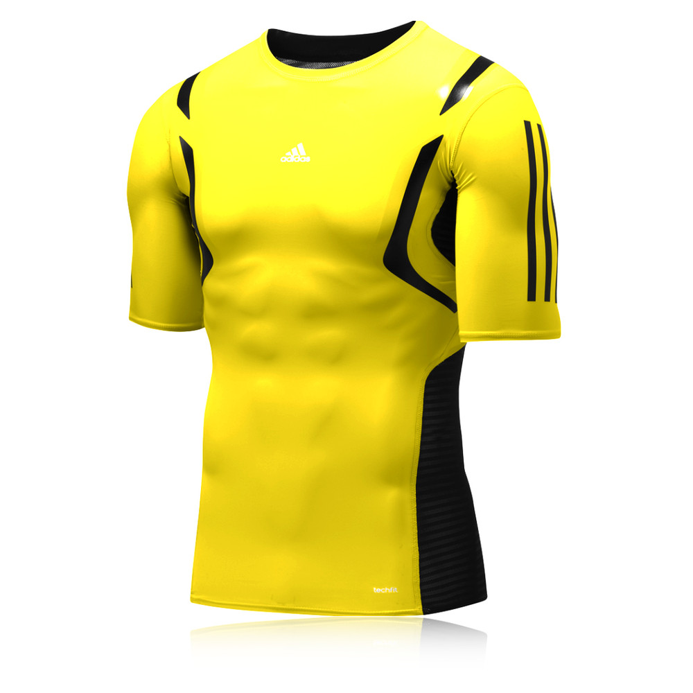 adidas Techfit Powerweb S7S Compression Short Sleeve T-Shirt ...