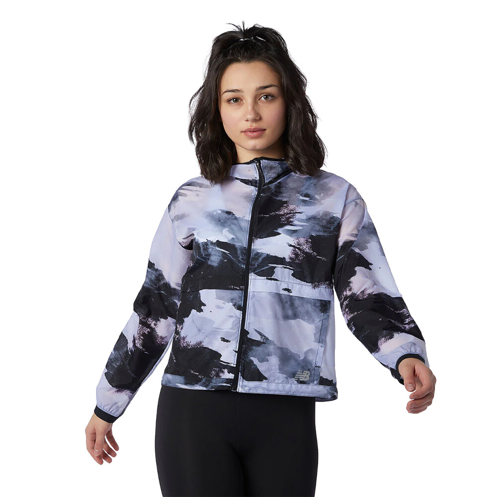 New Balance Printed Impact Run Light Pack Women's Running Jacket ...