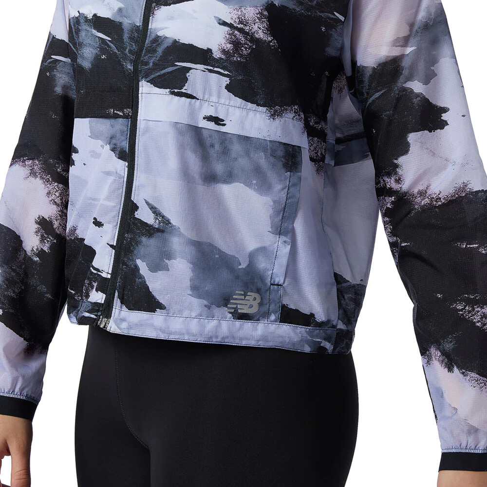 New Balance Printed Impact Run Light Pack Women's Running Jacket ...