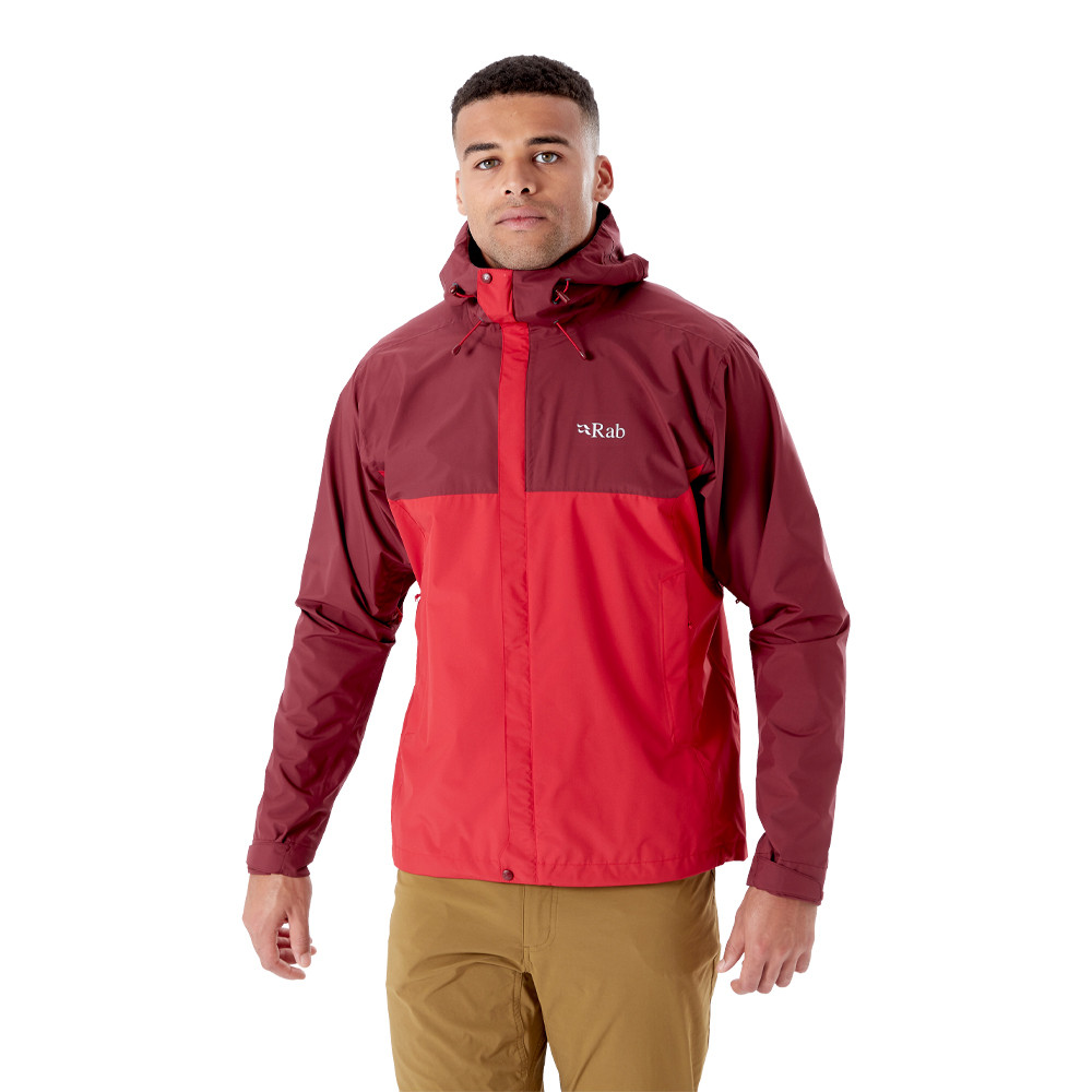 Rab Downpour Eco Waterproof Jacket | SportsShoes.com