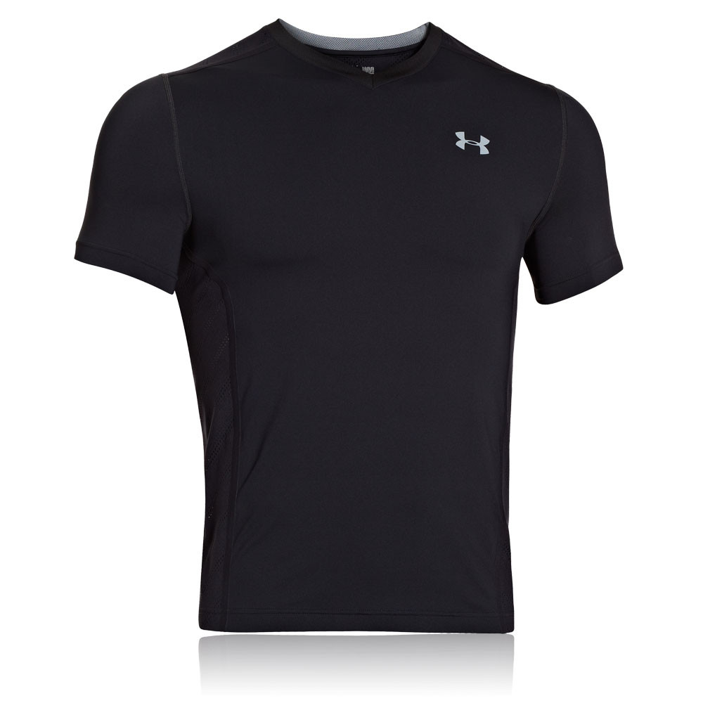 Under Armour HeatGear Sonic Armourvent Short Sleeve Running T-Shirt ...