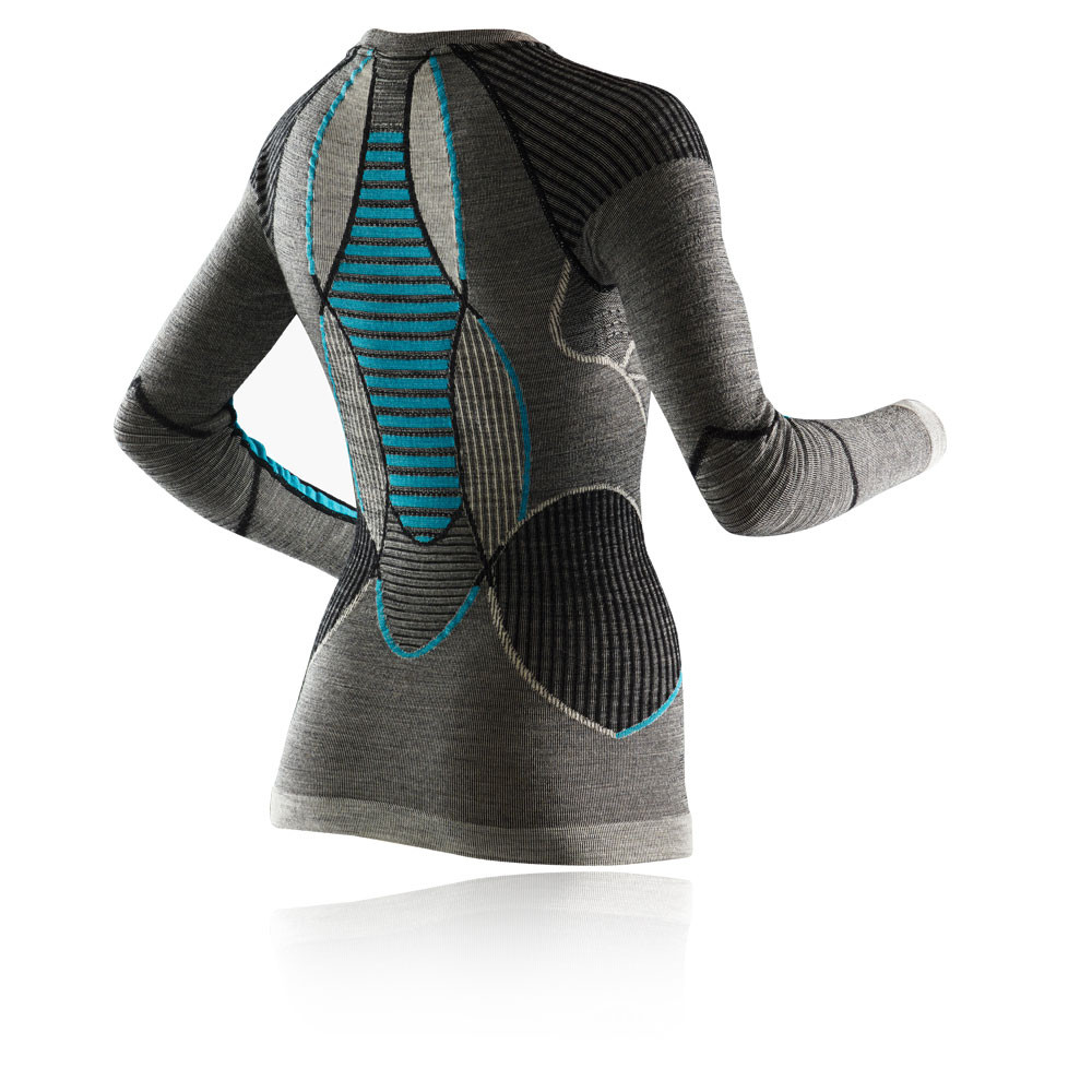X-Bionic APANI Merino Fastflow Long Sleeve Round Neck Women's Running ...